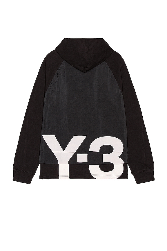 Y-3 CH3 Jersey GFX Hoodie in Black | REVOLVE