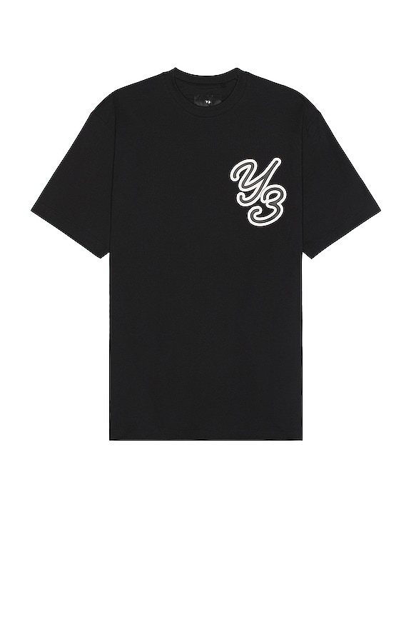 Y-3 Gfx Short Sleeve Tee in black | REVOLVE
