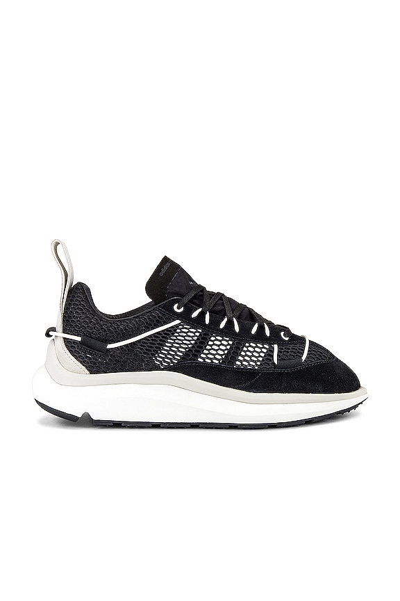 Y-3 Shiku Run in Black, White & Orbit Grey | REVOLVE