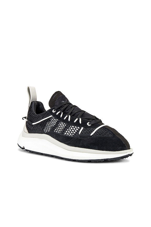 Y-3 Shiku Run in Black, White & Orbit Grey | REVOLVE