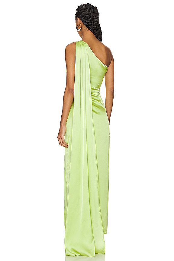 YAURA Eden Dress in Lime | REVOLVE