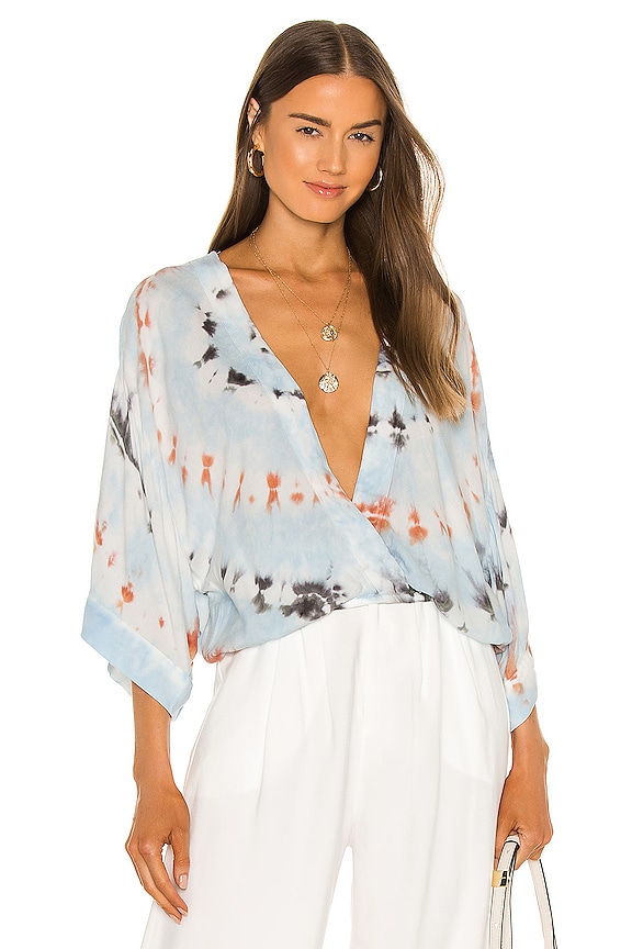 Young, Fabulous & Broke Tia Top in Tangerine Radical Wash | REVOLVE