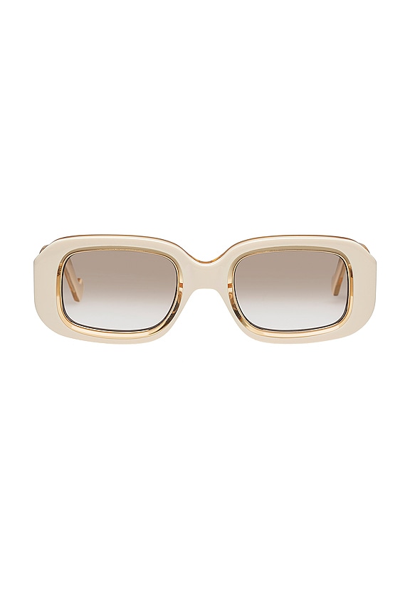 Zimmermann GAFAS DE SOL FORTUNE en Vanilla & Light Brown Gradient | REVOLVE