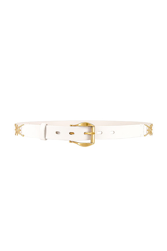 Zimmermann Nautical Narrow Jean Belt in Milk | REVOLVE