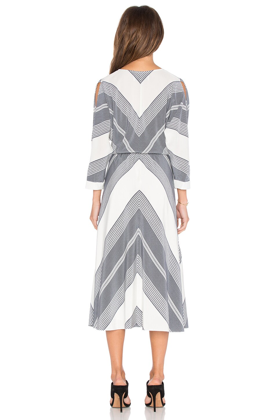 DEREK LAM 10 CROSBY Dolman Dress in Midnight Multi | REVOLVE