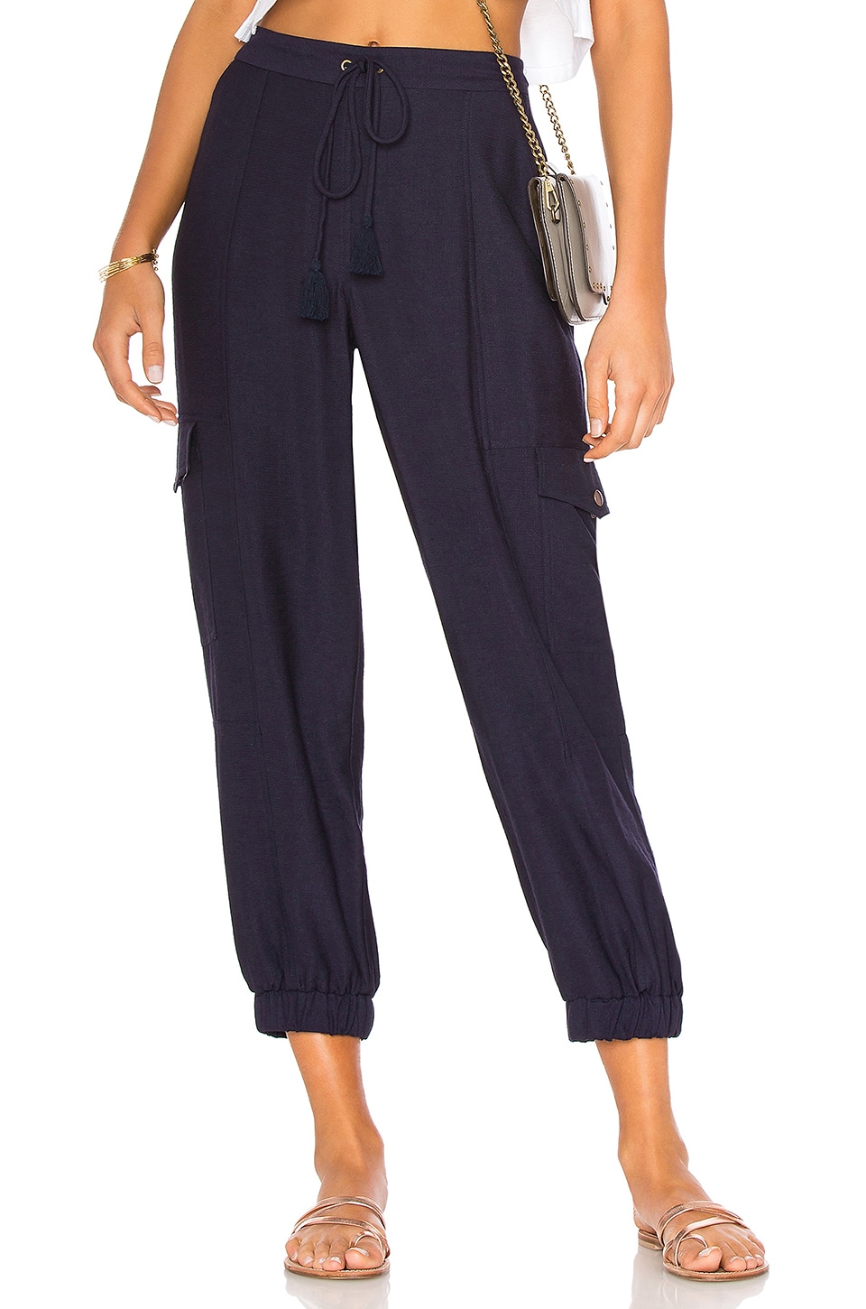 1. STATE Flat Front Cargo Pant in Night Navy | REVOLVE