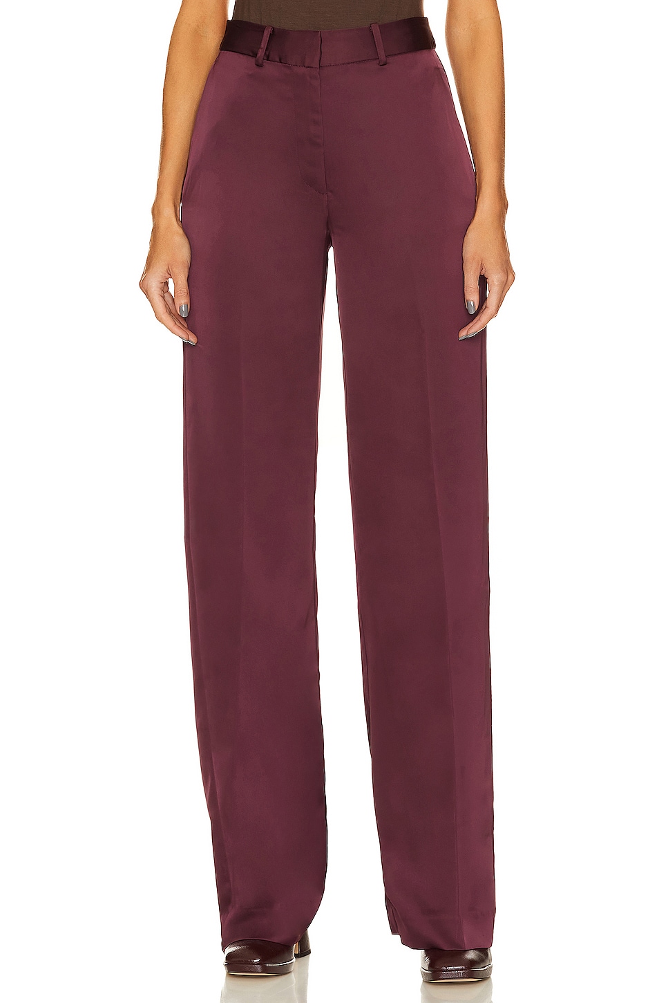 1. STATE Straight Leg Trouser in Fig | REVOLVE