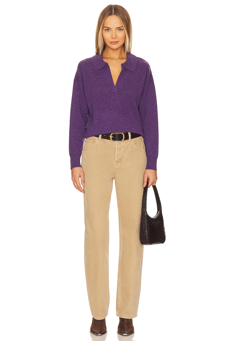 27 miles malibu Arline Sweater in Plum | REVOLVE