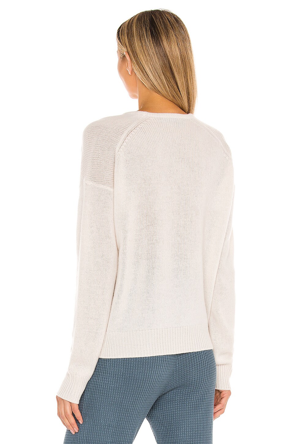360CASHMERE Cassian Cashmere Sweater in Chalk | REVOLVE
