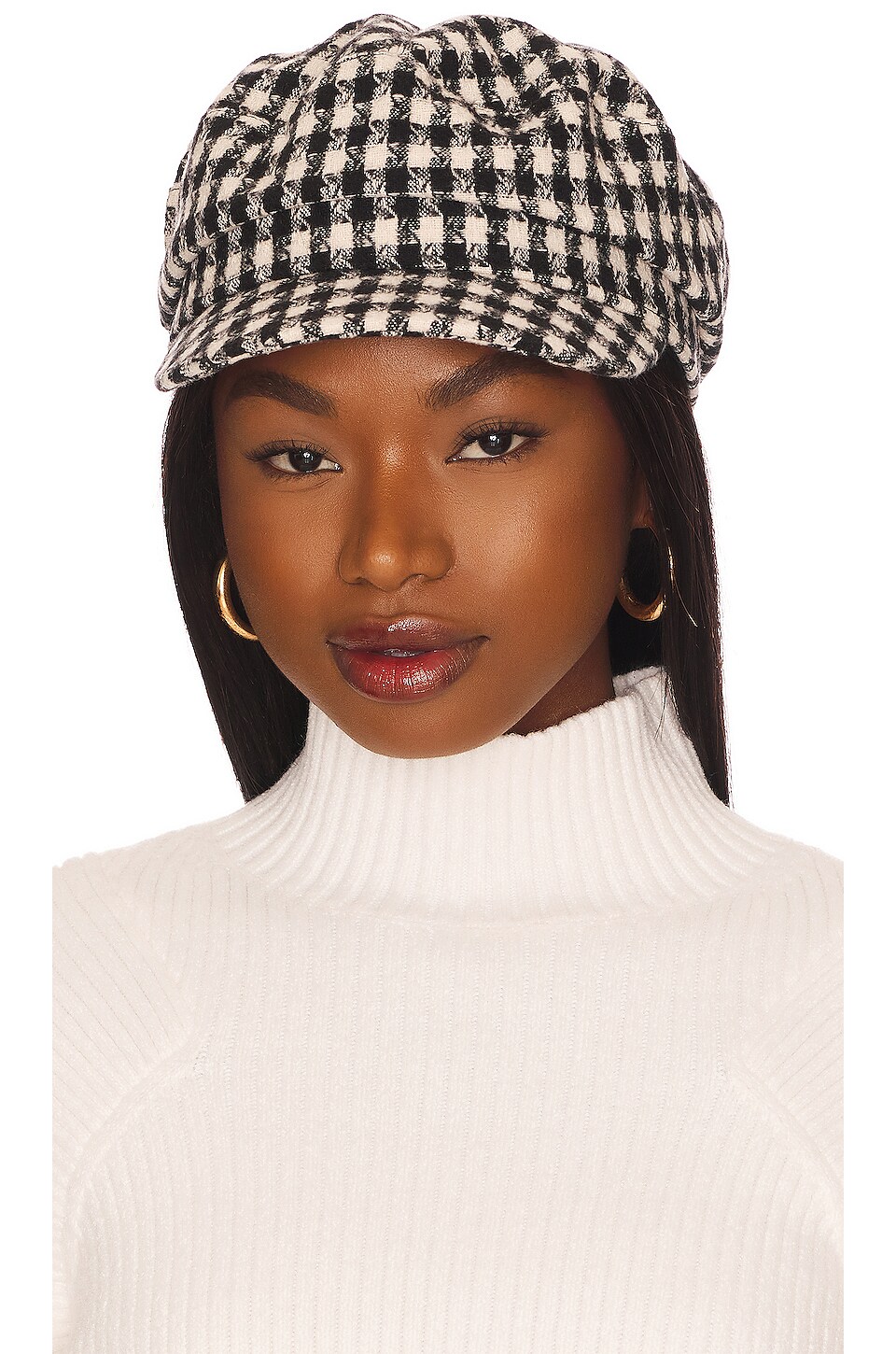 8 Other Reasons Houndstooth Hat in Black & White | REVOLVE