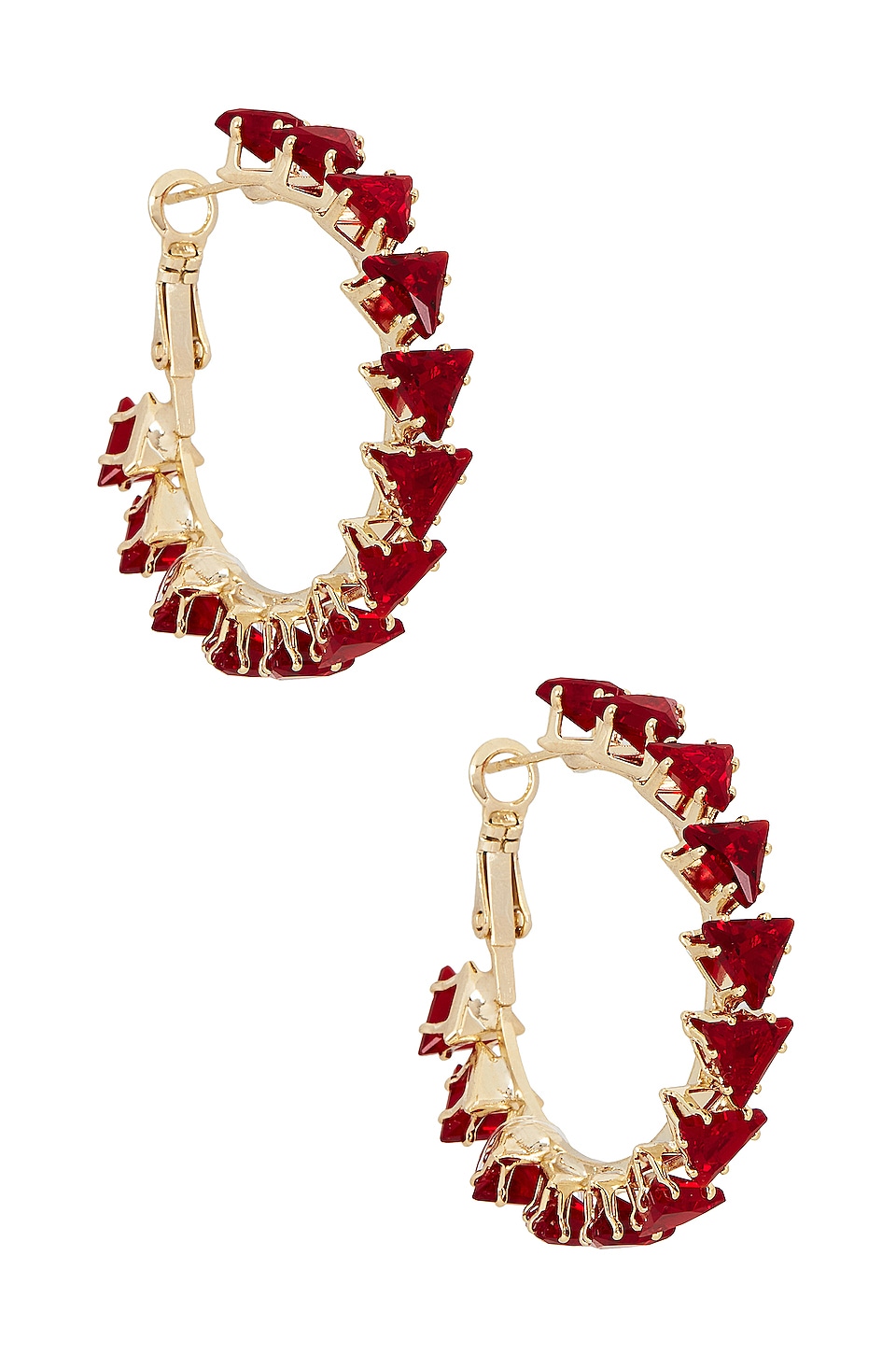 8 Other Reasons Ruby Hoops in Red | REVOLVE