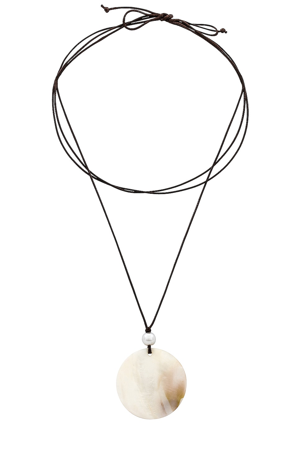 8 Other Reasons Pendant Necklace in Brown Cord | REVOLVE