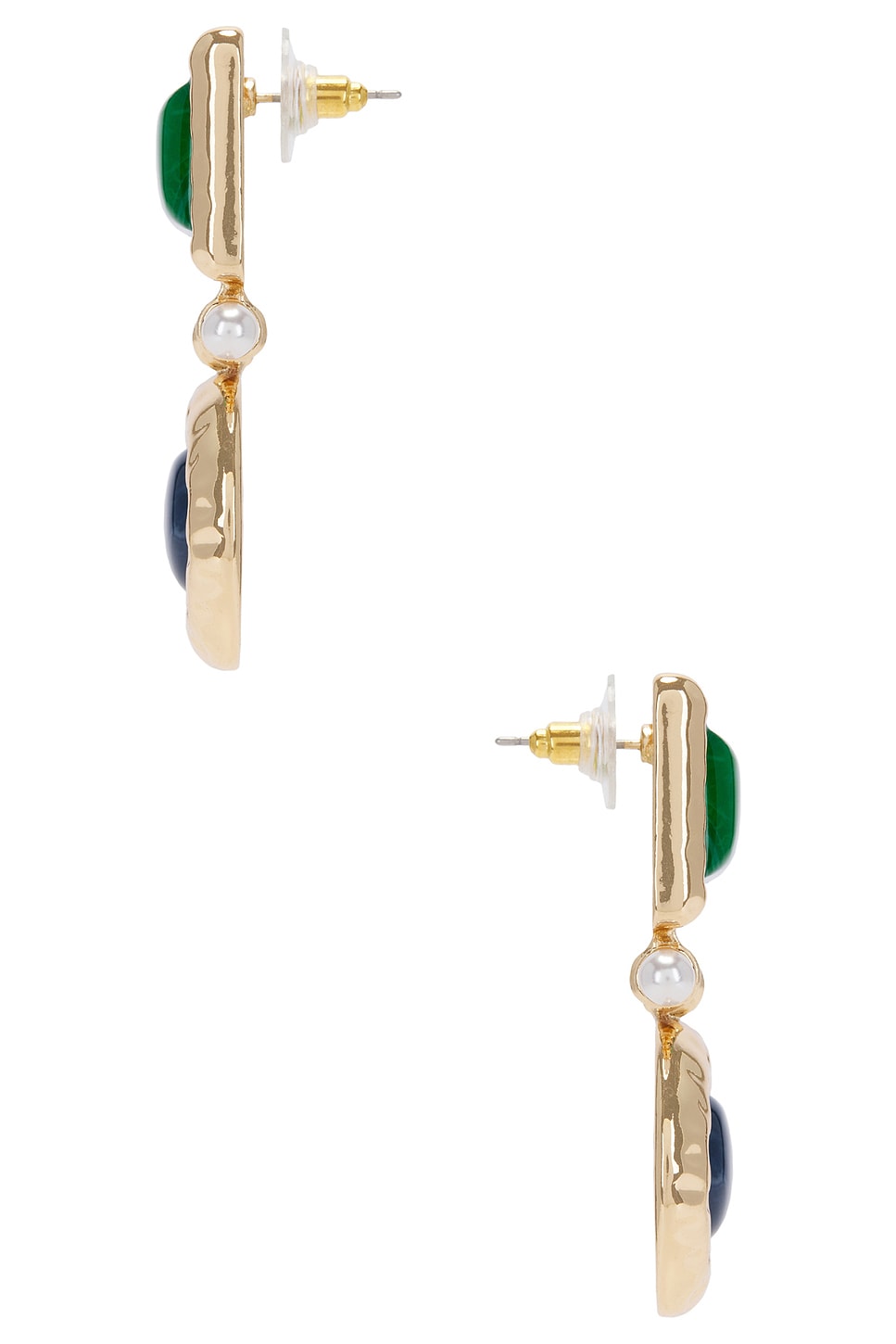 8 Other Reasons Statement Drop Earring in Blue & Green | REVOLVE