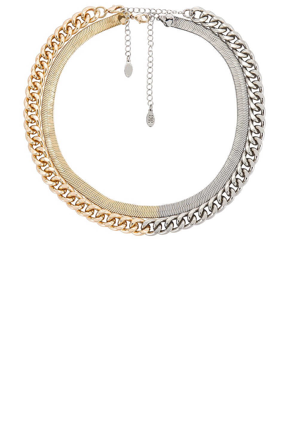 8 Other Reasons Two Tone Layered Necklace in Two Tone | REVOLVE