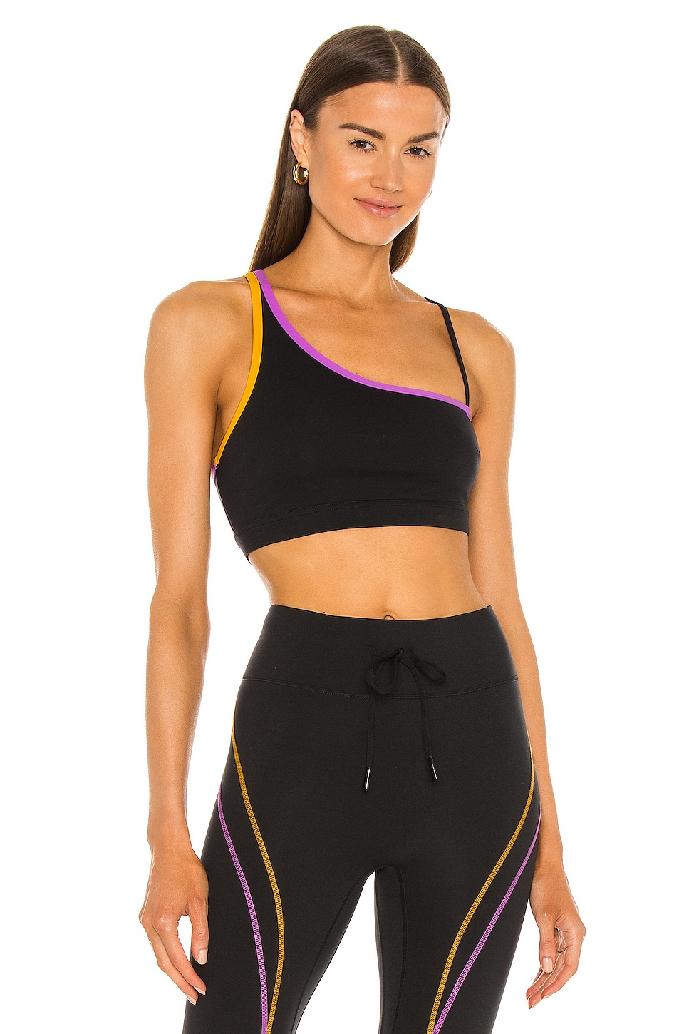 All Access Strappy Asymmetrical Bra in Black | REVOLVE