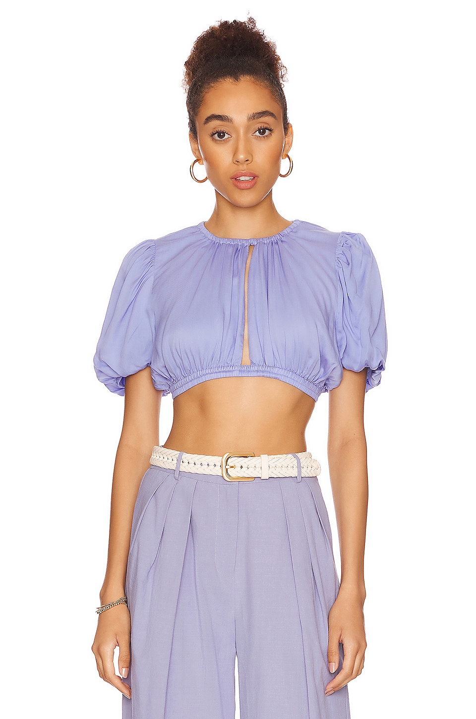 anna nata Tiffany Top in Wisteria Violet | REVOLVE