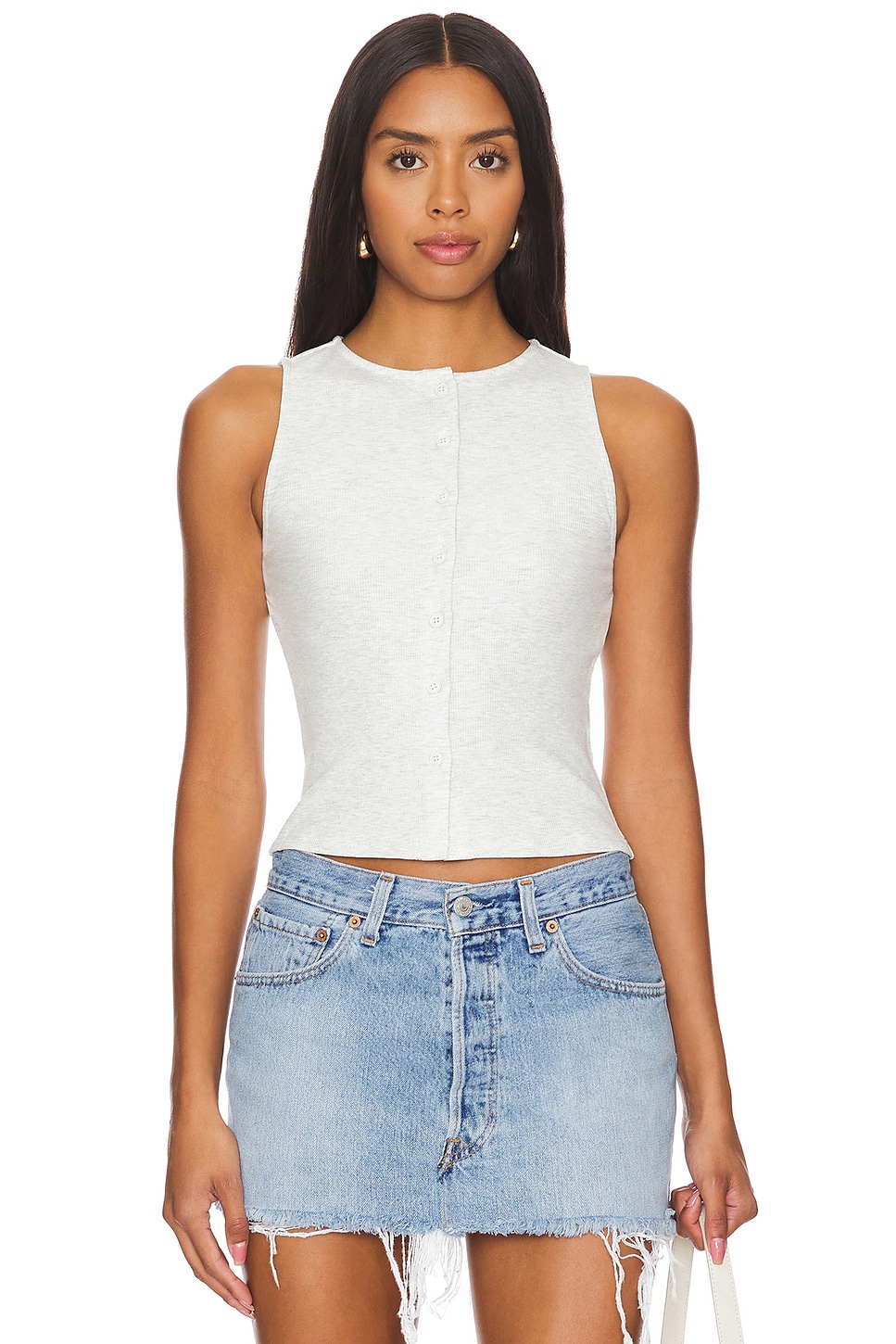 ALL THE WAYS Paula Top in Grey | REVOLVE