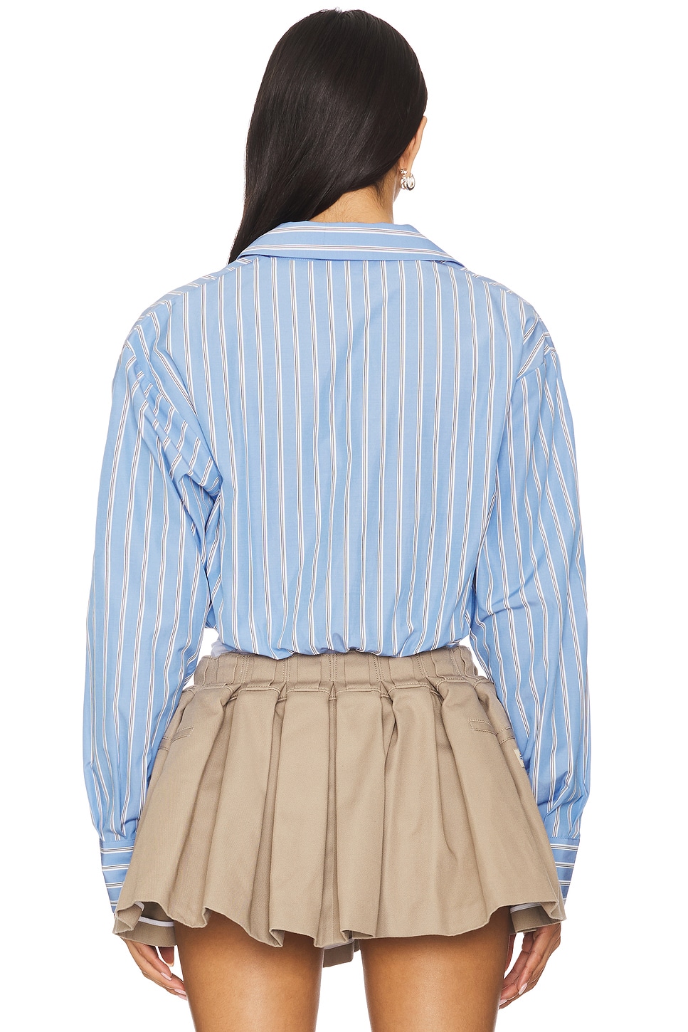 ALL THE WAYS Alexandra Top in Blue Stripe | REVOLVE