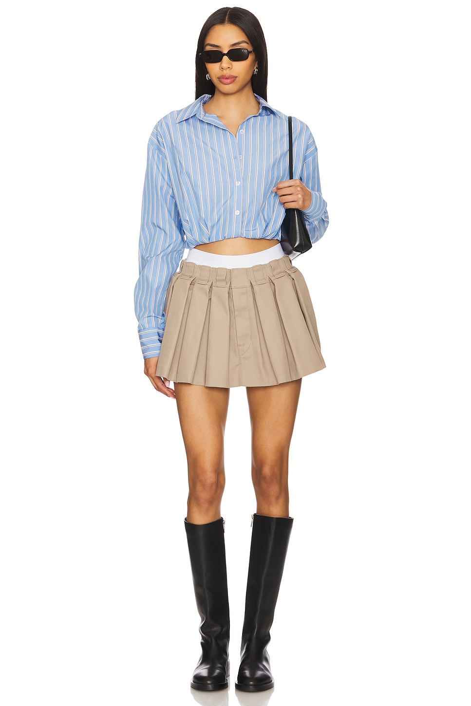 ALL THE WAYS Alexandra Top in Blue Stripe | REVOLVE