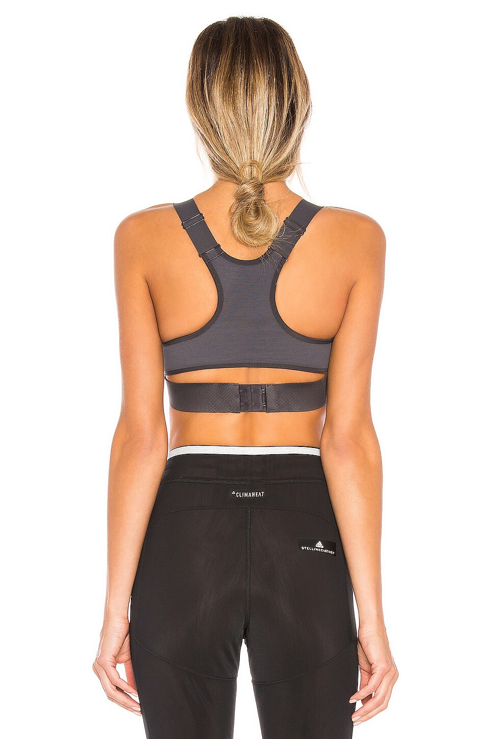 adidas by Stella McCartney Stronger Soft Bra in Utility Black | REVOLVE