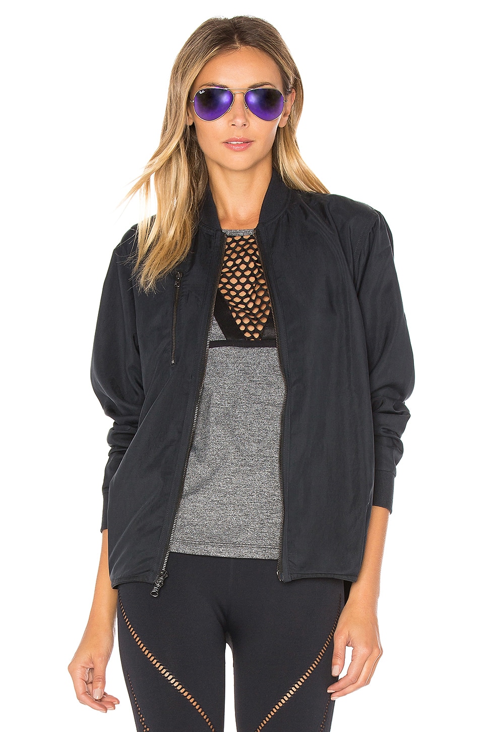 adidas by Stella McCartney Essentials Track Top in Black | REVOLVE