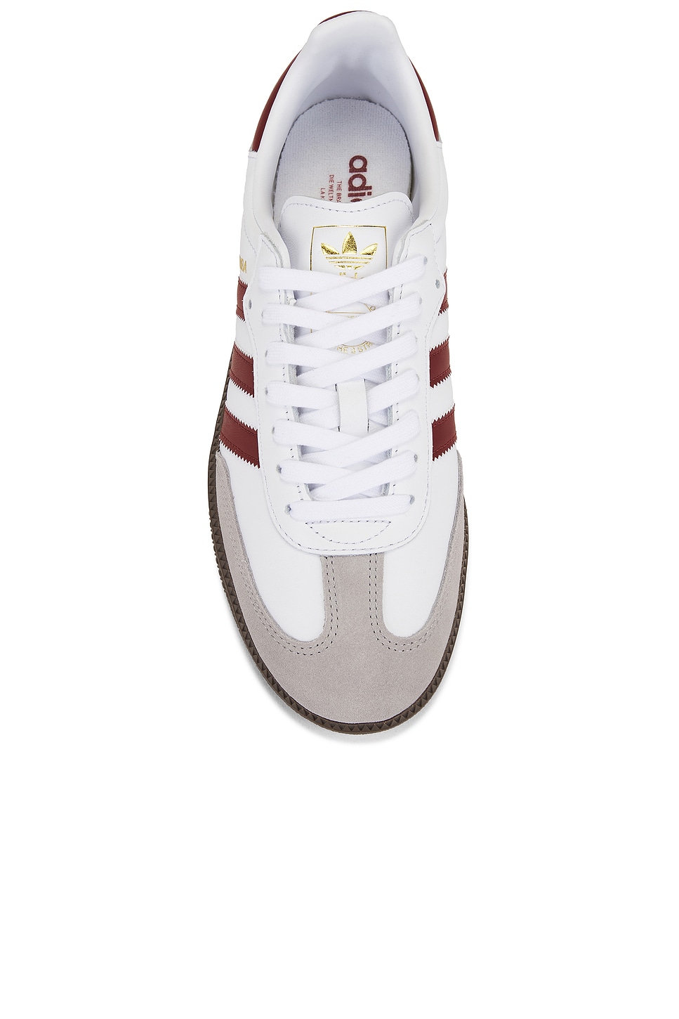 adidas Originals Samba Og in White, Preloved Ruby, & Clear Granite ...