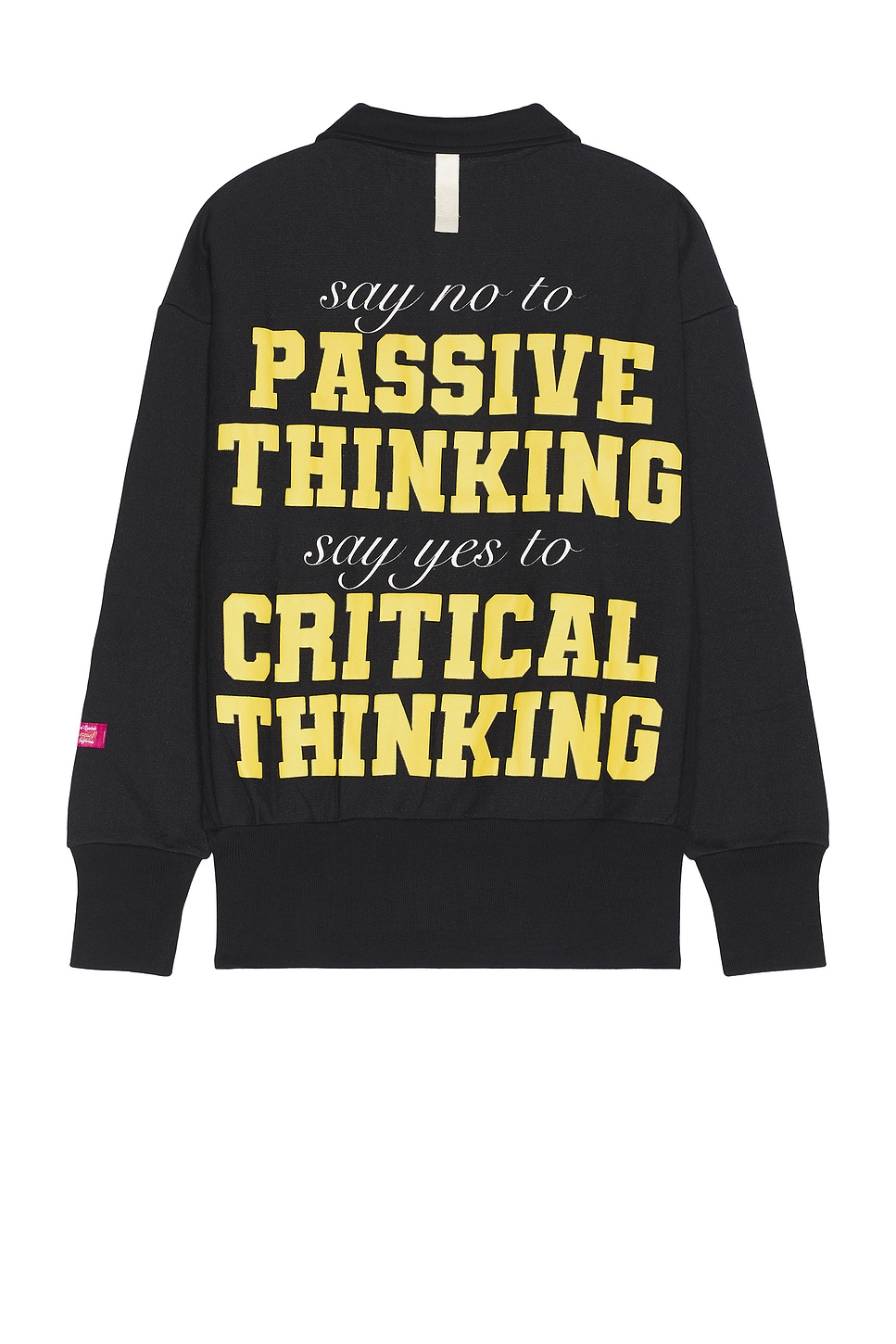 Advisory Board Crystals Critical Thinking Collared Crew in Black Onyx ...