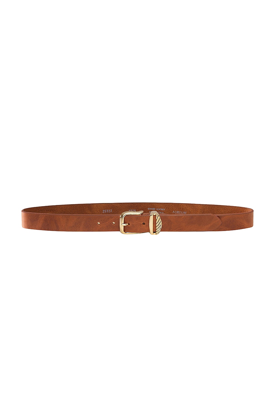 AUREUM French Rope Belt in Cognac & Gold | REVOLVE