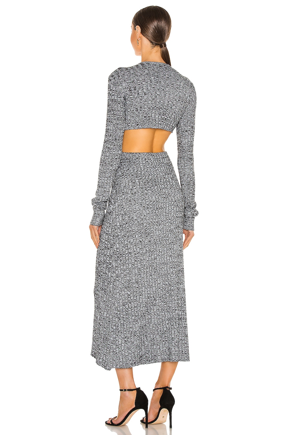 AFRM Meave Dress in Marled Noir | REVOLVE