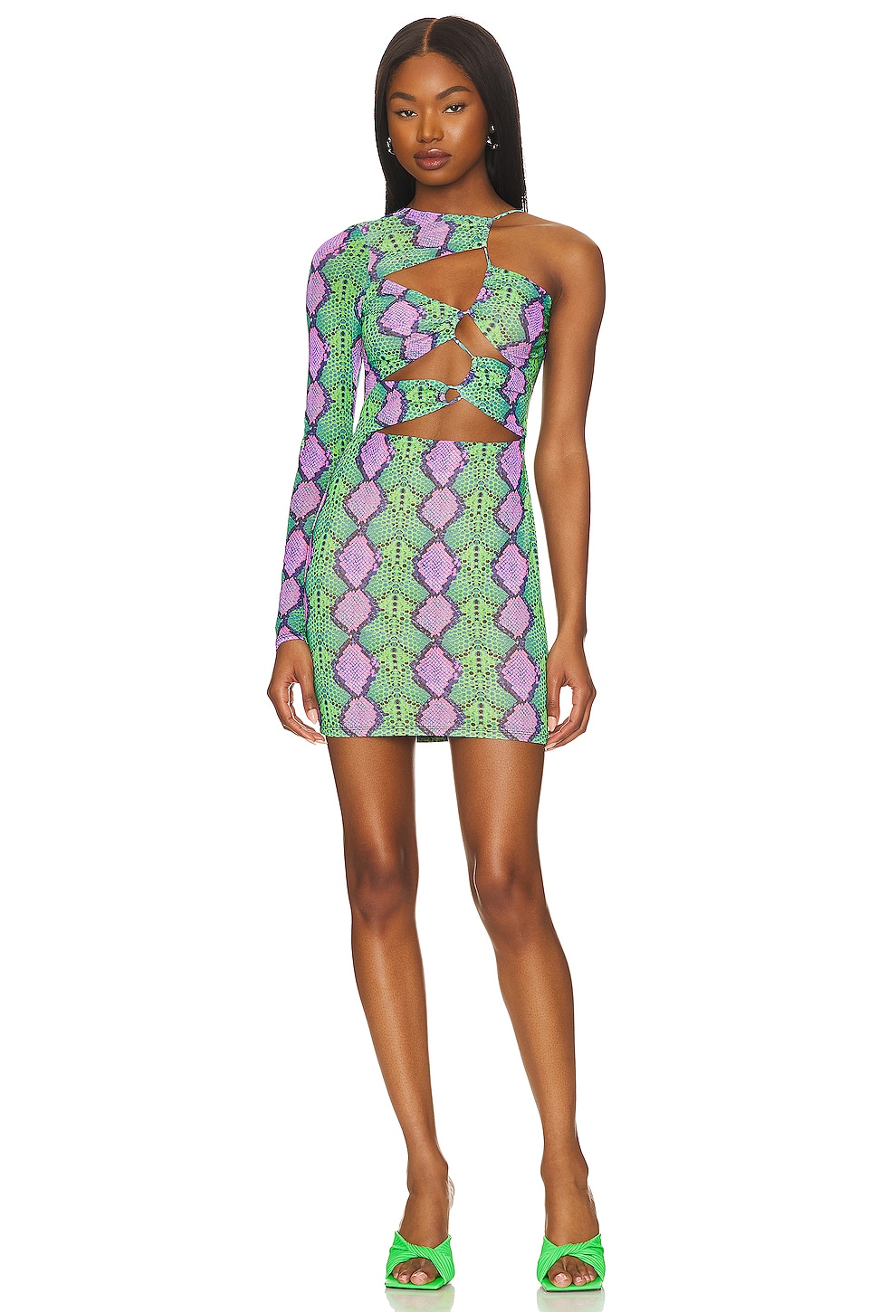 AFRM x REVOLVE Jess Dress in Placement Snake | REVOLVE