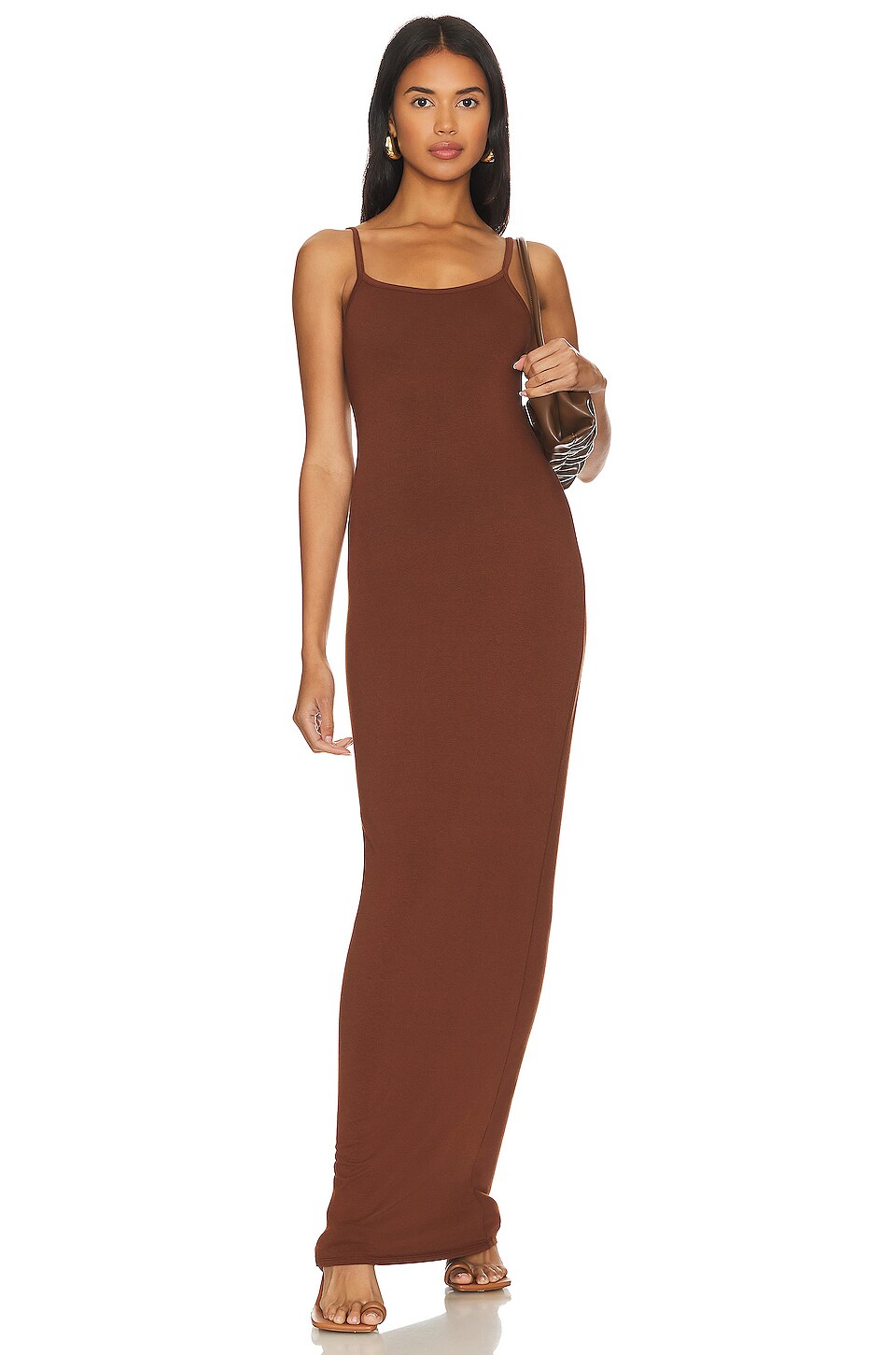 AFRM X Revolve Essential Ashlyn Maxi Dress in Cappuccino | REVOLVE