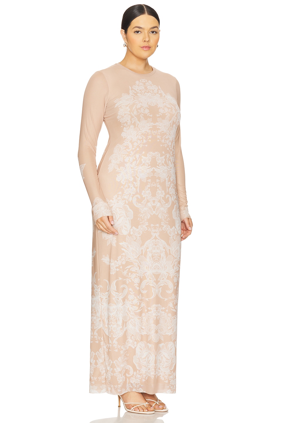 AFRM Didi Maxi Dress in Almond Lace | REVOLVE