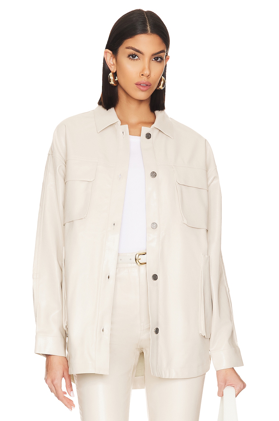 AFRM Bruno Shacket in Off White | REVOLVE