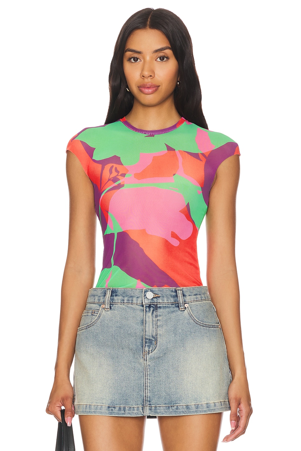 AFRM Nina Top in Graphic Floral | REVOLVE