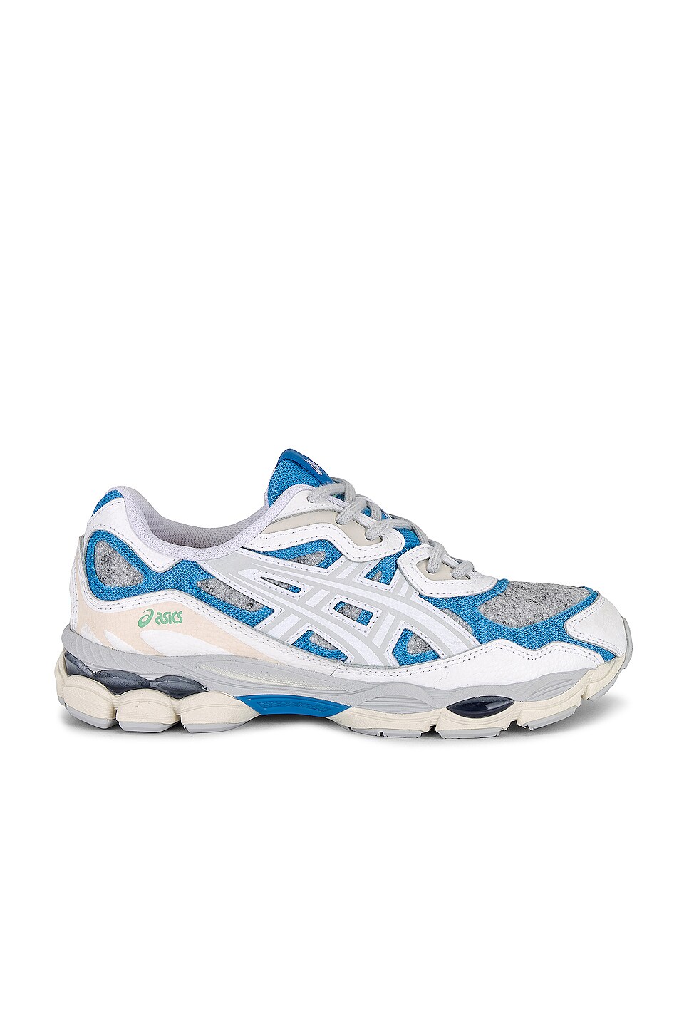 Asics Gel-nyc Sneaker in White & Dolphin Blue | REVOLVE