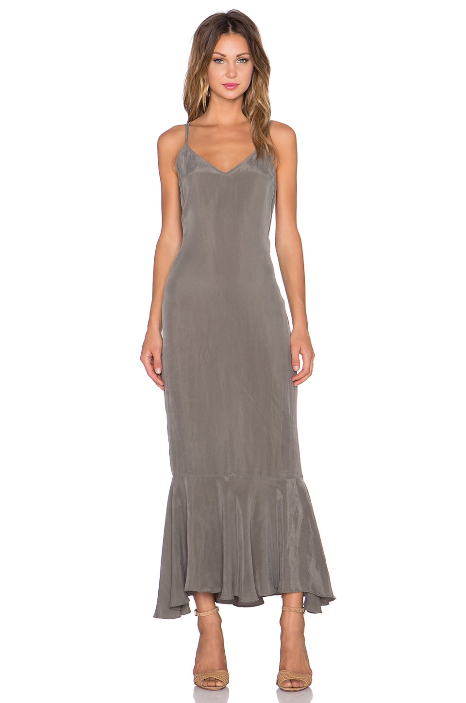 AGAIN Ash Dress in Charcoal | REVOLVE