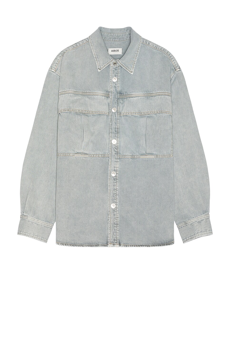 AGOLDE Axel Shirt in Tonic | REVOLVE