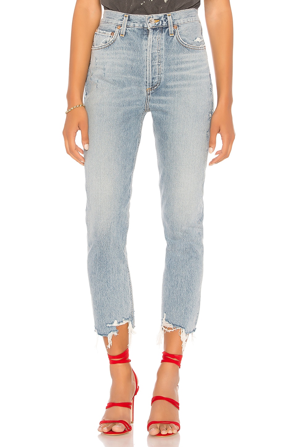 AGOLDE Riley High Rise in Doubt | REVOLVE