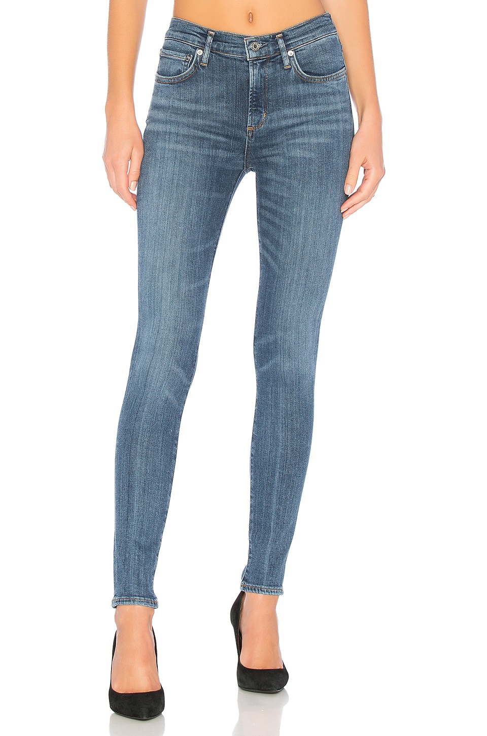 AGOLDE Sophie High Rise Skinny in Nerve | REVOLVE