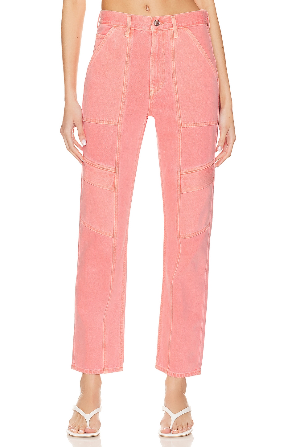 AGOLDE Cooper Cargo in Grapefruit | REVOLVE