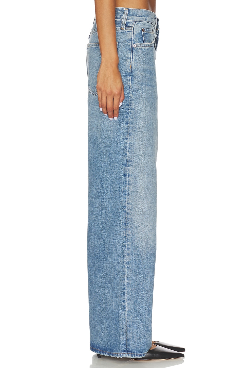 AGOLDE Low Slung Baggy Jeans in Libertine | REVOLVE
