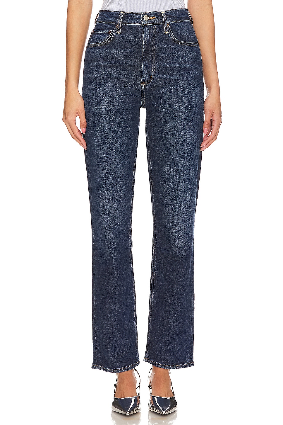 AGOLDE High Rise Stovepipe Jeans in Discord | REVOLVE