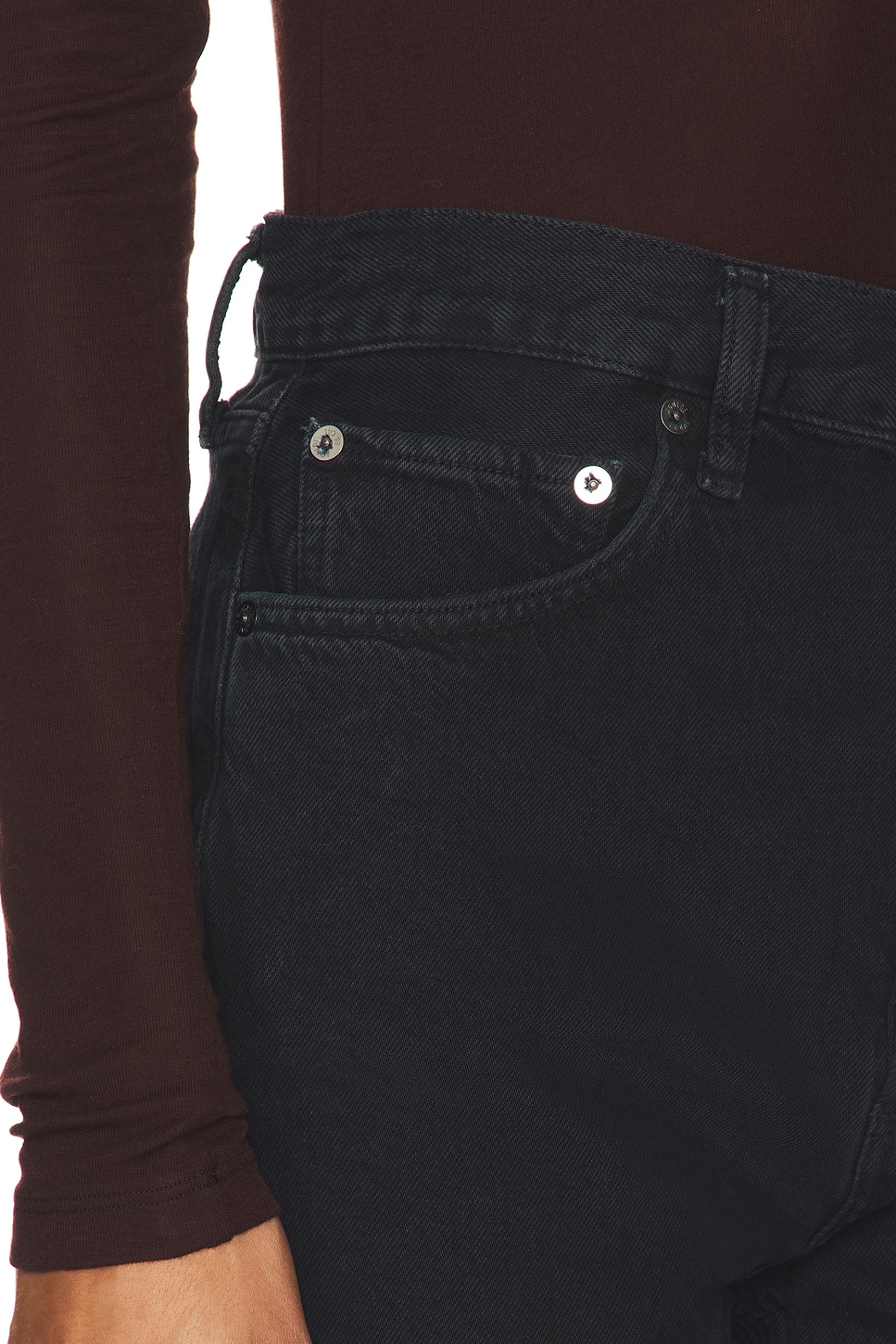 AGOLDE 90's Pinch Waist Long Jeans in Crushed | REVOLVE