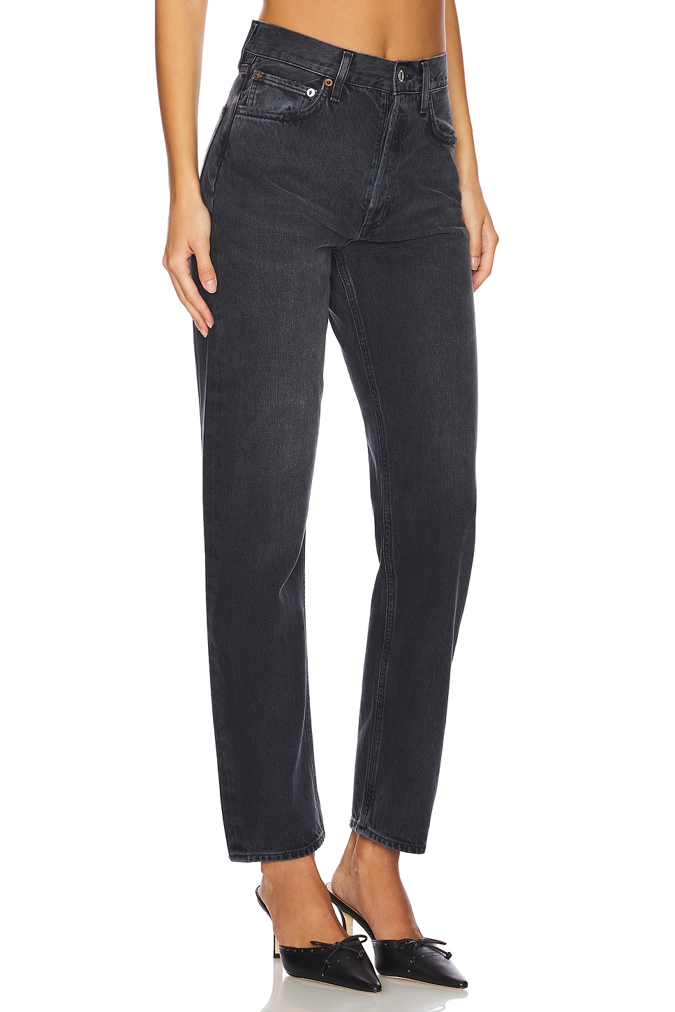 AGOLDE 90's Pinch Waist High Rise Straight Jeans in Hitch | REVOLVE