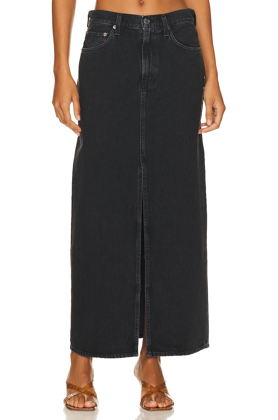 AGOLDE Leif Low Slung Skirt in Spider | REVOLVE