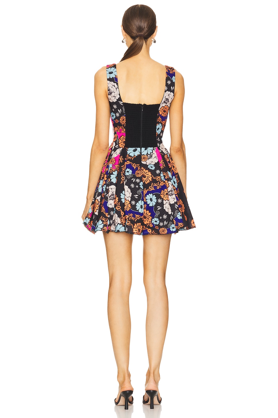 Agua Bendita x REVOLVE Kristen Mini Dress in Dashi Black Multi | REVOLVE