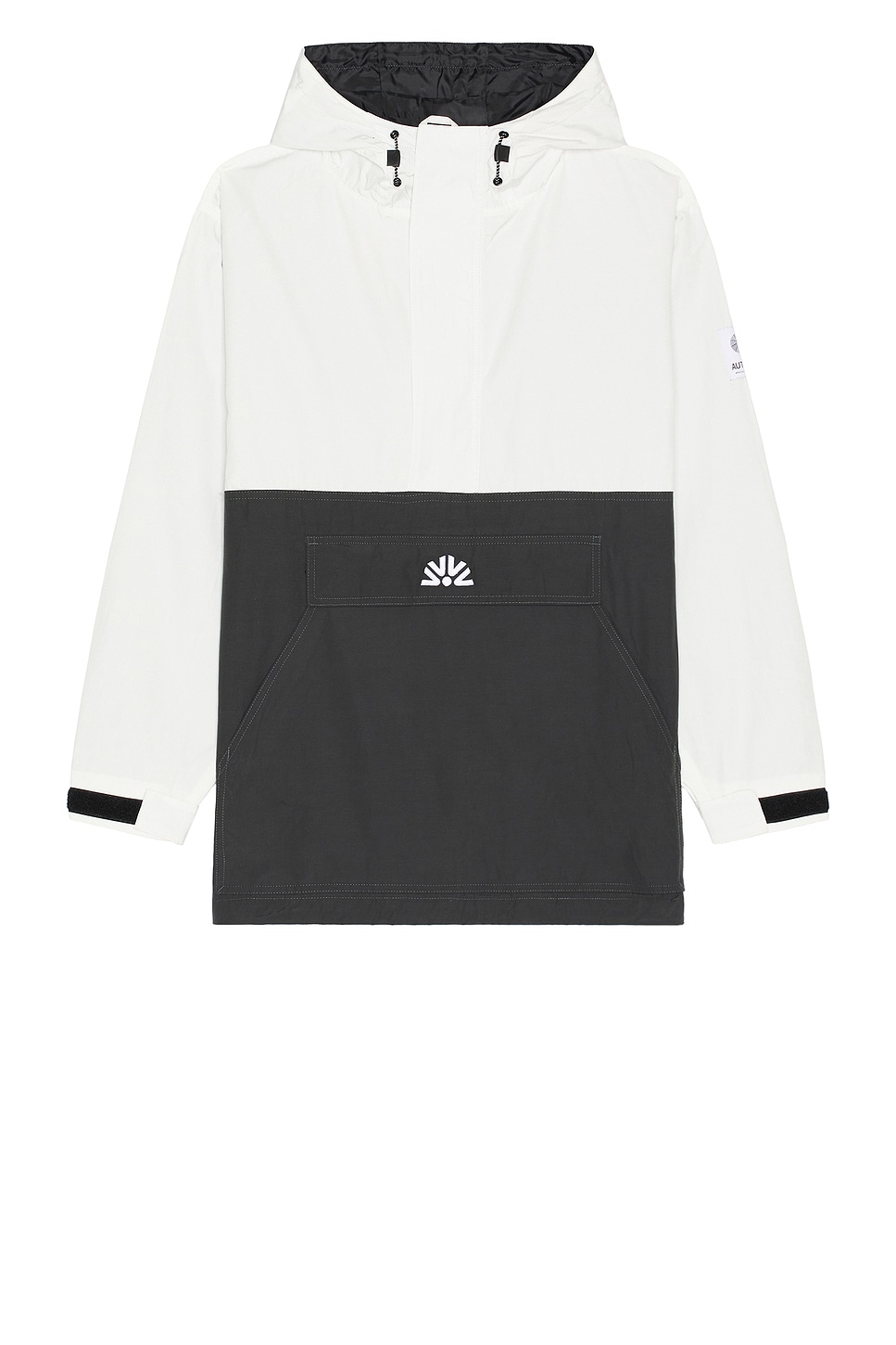 Autumn Headwear Cascade Anorak in White Grey | REVOLVE