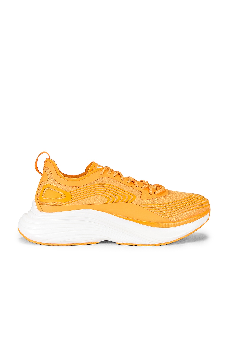 APL: Athletic Propulsion Labs Streamline Sneaker in Mango & White | REVOLVE