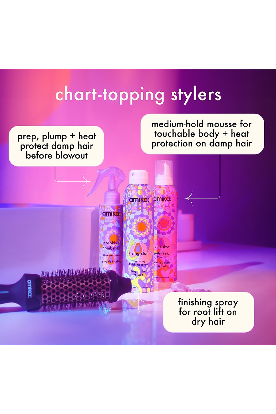 amika Rising Star Volumizing Finishing Spray | REVOLVE