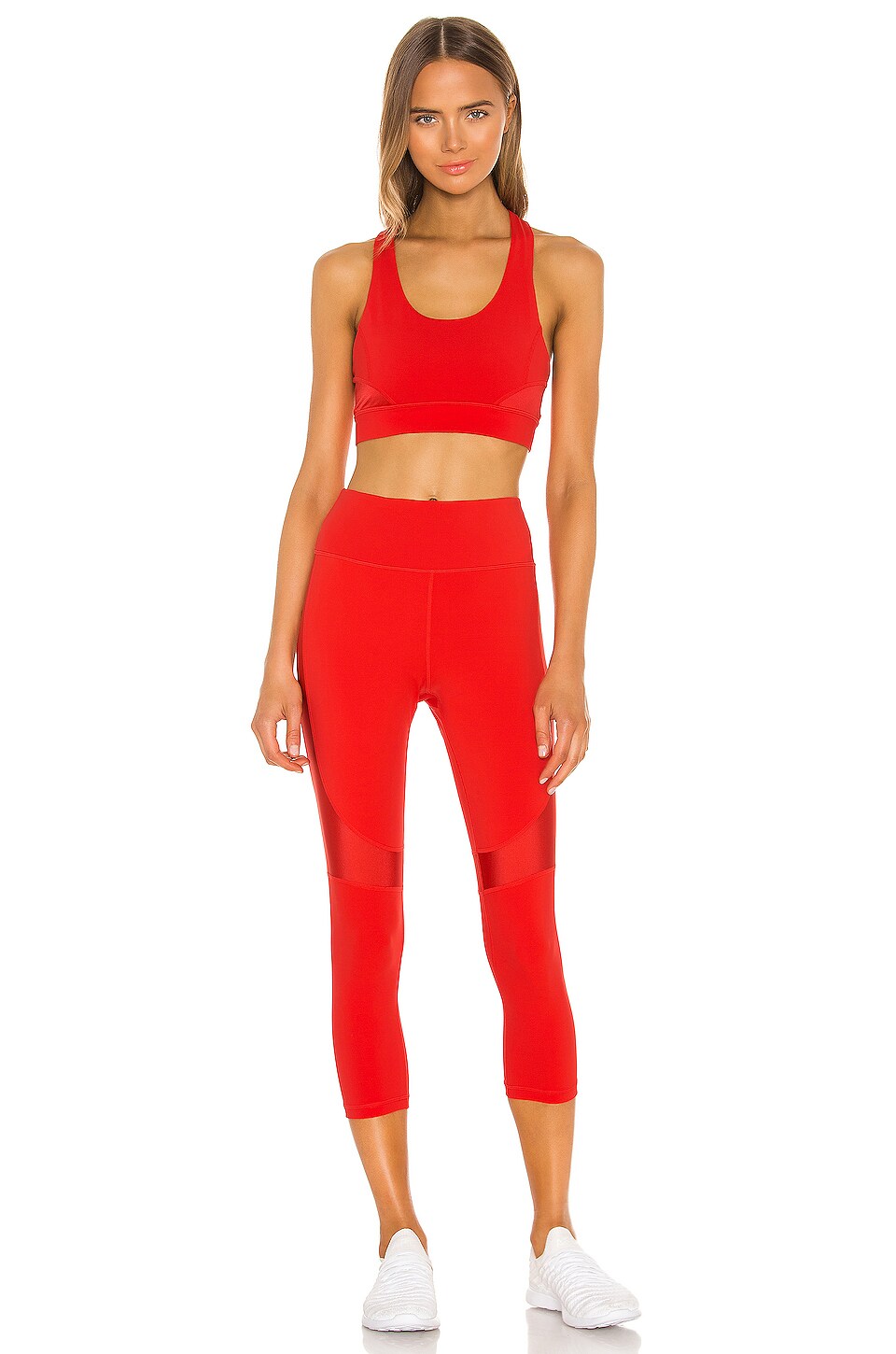 ALALA Vamp Sports Bra in Lava | REVOLVE